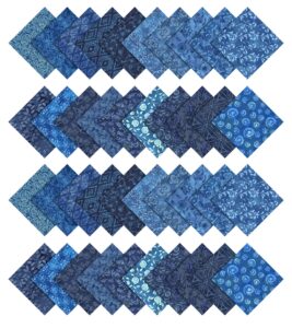 soimoi batik print precut 10-inch cotton fabric quilting squares charm pack diy patchwork sewing craft