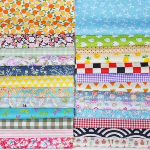 Precut Fabric Squares Misscrafts 50pcs 10 x 10 inches Cotton Fabric Bundle Quilting Charm Pack for Quilting Sewing Craft Patchwork