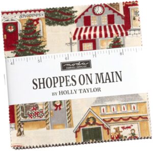 shoppes on main charm pack by holly taylor; 42-5" precut fabric quilt squares