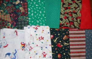 lot of 40pcs christmas quilt blocks, cotton fabric charm pack, 10" squares