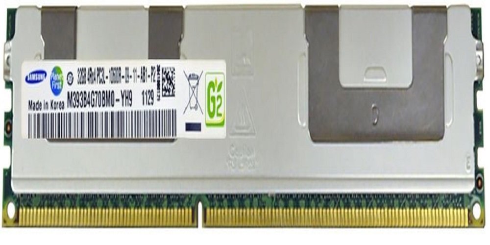 SAMSUNG M393B4G70BM0-YH9 32GB SERVER DIMM DDR3 PC10600(1333) REG ECC 1.35v 4RX4 240P 4GX72 2GX4 CL9