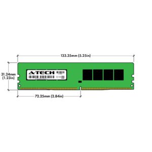 A-Tech 4GB RAM Replacement for Kingston KVR21N15S8/4 | DDR4 2133MHz PC4-17000 (PC4-2133P) 1Rx8 1.2V Non-ECC UDIMM 288-Pin DIMM Memory Module