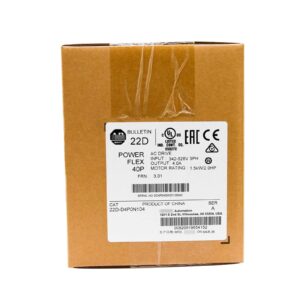 22D-D4P0N104 Power Flex 40P AC Drive 1.5kW 22DD4P0N104 Sealed in Box 1 Year Warranty Fast Shipment