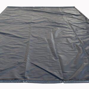 TruContain Containment Mat for Snow Ice Water and Mud -Garage Floor Mat (7'9"x16')