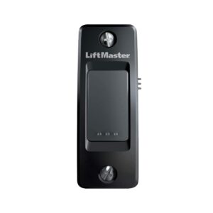 liftmaster 883lmw wall-mounted wired push garage door opener and doorbell button with light button