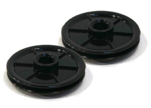 the rop shop | (pack of 2) idler pulleys for chamberlain & liftmaster 144c56 garage door opener