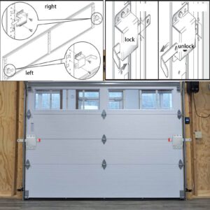 Garage Door sidelock 2 Pack