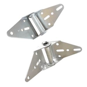 Heavy Duty 14 Gauge Steel #1 Garage Door Hinge with Galvanized Finish - Residential/Light Commercial Garage Door Replacement