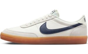 nike men's killshot 2, sail/midnight navy-gum yellow, 10