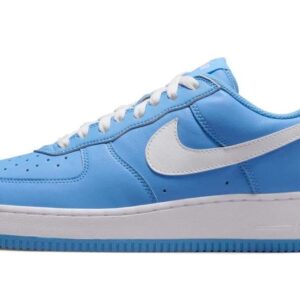 Nike mens Air Force 1 Low Retro, University Blue/White/Metallic, 10