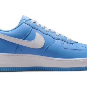 Nike mens Air Force 1 Low Retro, University Blue/White/Metallic, 10