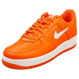 nike air force 1 low retro safety orange/summit white size 10