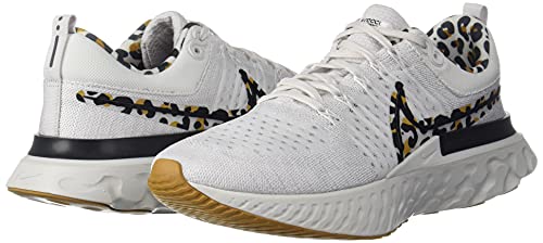 Nike Women's React Infinity 2 Running Shoe, Platinum Tint/Black/Wheat 001, 7