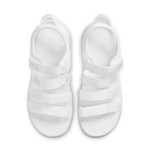 Nike Women's Icon Classic Sandal NA White/Pure Platinum-White (DH0224 100) - 7