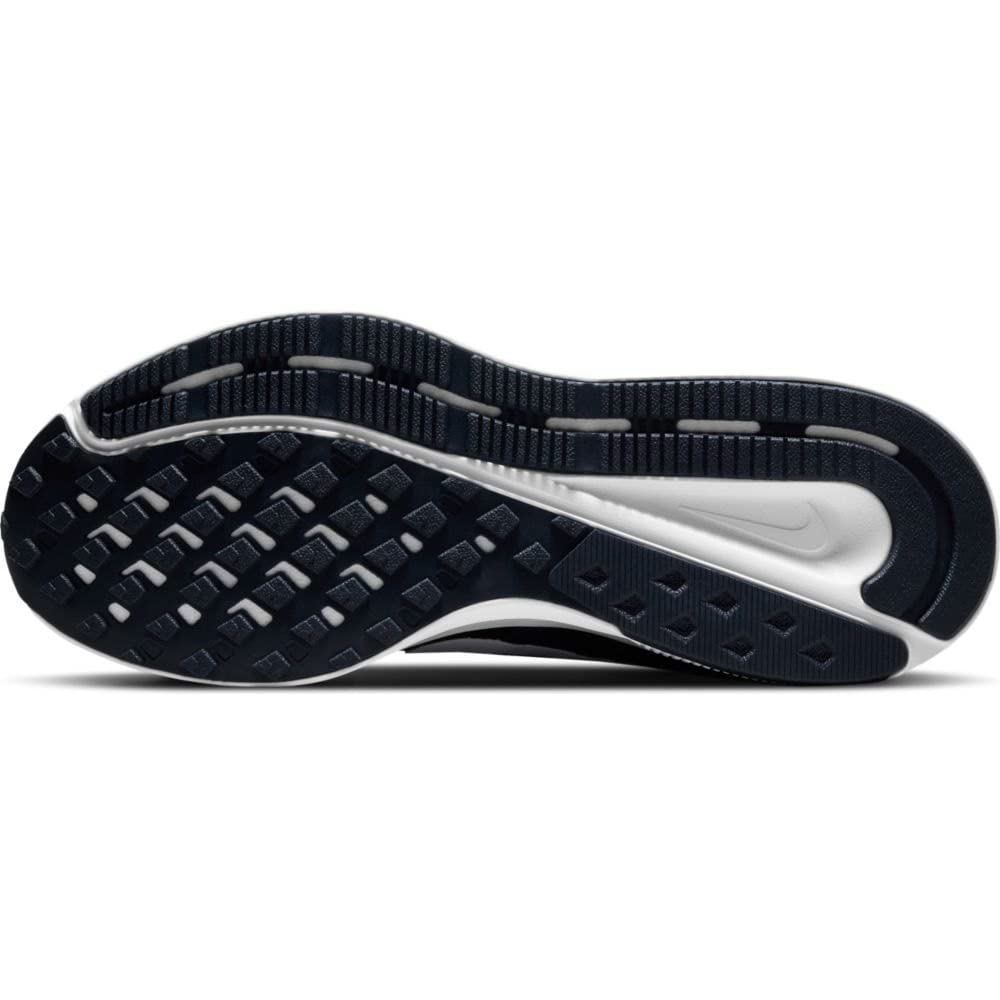 NIKE Men's RUN SWIFT 2 Shoe, Midnight Navy White Obsidian, 8.5