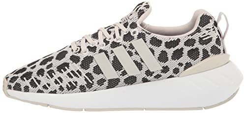 adidas Women's Swift Run 22 Sneaker, Talc/Black/White, 7.5