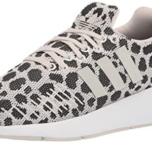 adidas Women's Swift Run 22 Sneaker, Talc/Black/White, 7.5