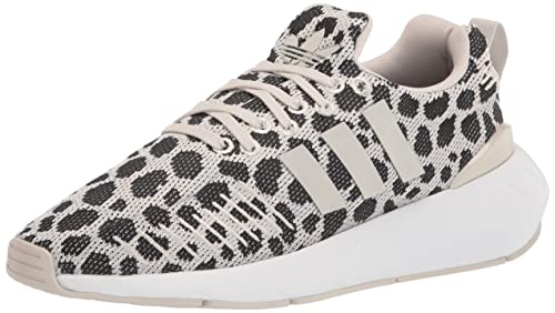 adidas Women's Swift Run 22 Sneaker, Talc/Black/White, 7.5