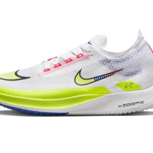 Nike Men's ZoomX Streakfly Racing Shoes (White/Black-Volt-Racer Blue, us_Footwear_Size_System, Adult, Men, Numeric, Medium, Numeric_9_Point_5) 9.5