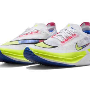 Nike Men's ZoomX Streakfly Racing Shoes (White/Black-Volt-Racer Blue, us_Footwear_Size_System, Adult, Men, Numeric, Medium, Numeric_9_Point_5) 9.5