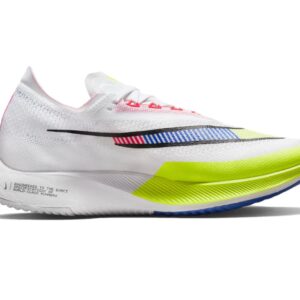 Nike Men's ZoomX Streakfly Racing Shoes (White/Black-Volt-Racer Blue, us_Footwear_Size_System, Adult, Men, Numeric, Medium, Numeric_9_Point_5) 9.5