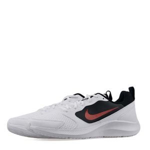 Nike men's Todos Running Shoe, White/Univ red-black, 10 Regular US