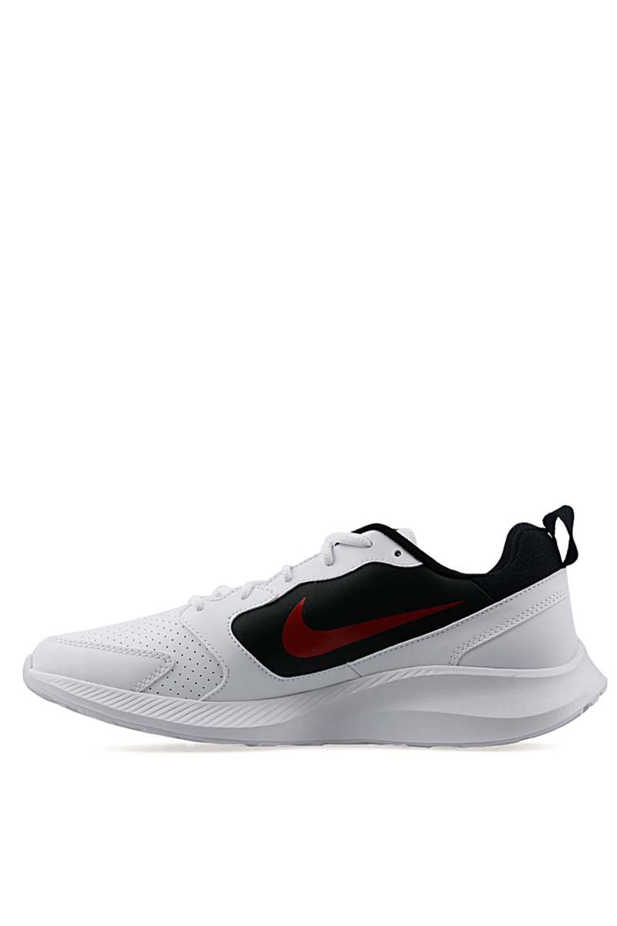 Nike men's Todos Running Shoe, White/Univ red-black, 10 Regular US