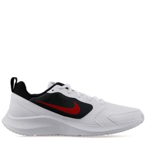 Nike men's Todos Running Shoe, White/Univ red-black, 10 Regular US