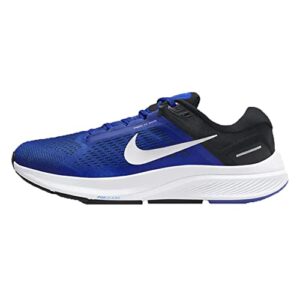 nike men's road running shoes, old royal white black racer blue, 11