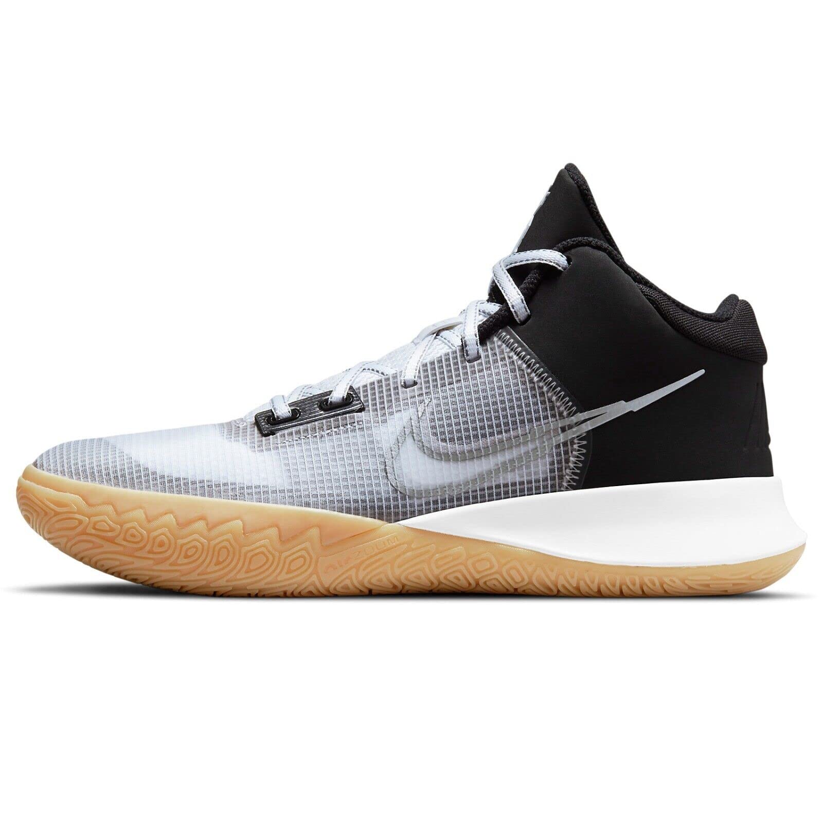 Nike mens Kyrie Flytrap IV Shoes, Black/Metallic Cool Grey-white, 11.5