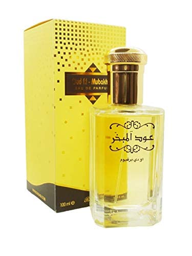 Oudh Al Mubakhar Unisex EDP - Eau de Parfum 100 ML (3.4 oz) | Features Notes Like: Bergamot, Turkish Rose, Saffron, Sandalwood and Musk | Perfect Blend | by Rasasi