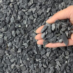 fantian 10lb black pea gravel for landscaping, 3/8 inch black pebbles for plants cactus succulent fish tank and garden black stones