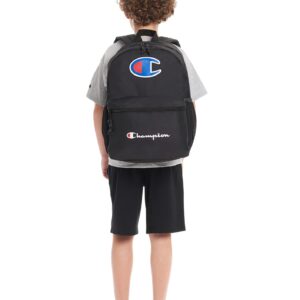 Champion unisex child Youth Backpacks, Black Traditional, One Size US