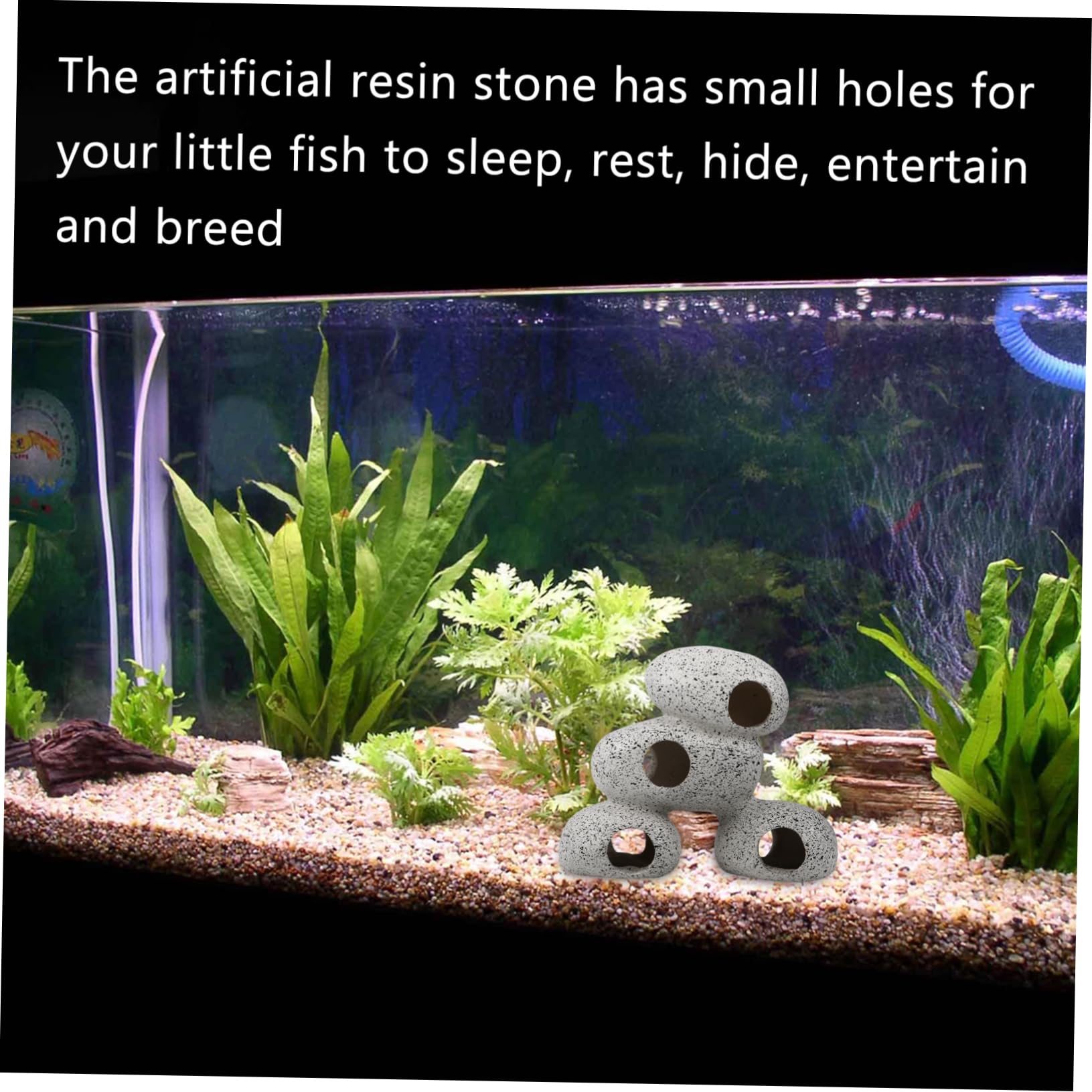 NOLITOY 2 Pcs Simulated Clay Pot Fish Aquarium Habitat Fish Landscape Accessories Fish Shelter Fish Tank Ornament Fish Tank Stone Aquarium Decor Fish Tank Habitat Resin Stone