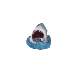 penn-plax jaws with air tank aquarium ornament, x-small