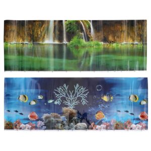 mipcase 3d wallpaper home wallpaper aquarium wallpaper terrarium background fondos de pantalla 3d aquarium background 20 gallon 3d picture black container wall paper tank double sided