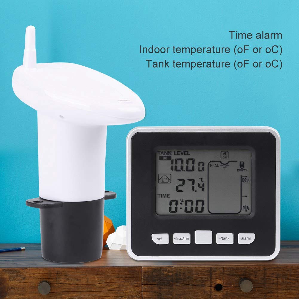 Ultrasonic Liquid Depth Level Meter Water Level Temperature Sensor