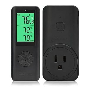 digiten temperature controller wireless thermostat outlet greenhouse thermostat wine cooler plug-in temperature controller reptile temperature control outlet remote control tempreature build-in sensor