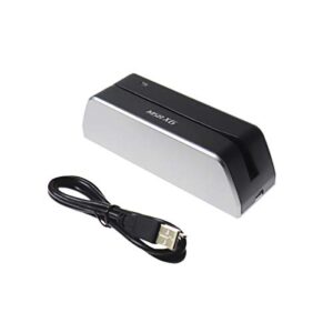 msr x6 swipe card reader writer 3-track usb msrx6 compatible w/ msr206 msr605x msr606