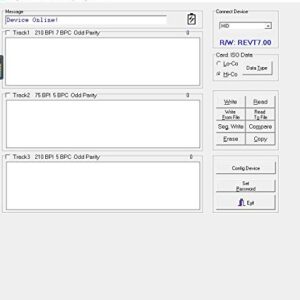 Deftun Card Reader Writer USB Swipe Encoder 3 Tracks MSR605X