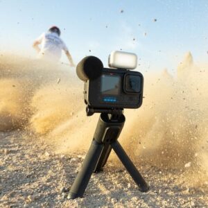 Go Pro HERO12 Black Creator Edition - Includes Volta (Battery Grip, Tripod, Remote), Media Mod, Light Mod, Enduro Battery - Waterproof Action Camera + 64GB Extreme Pro Card and Extra Battery