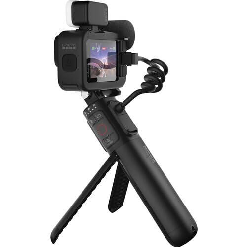 Go Pro HERO12 Black Creator Edition - Includes Volta (Battery Grip, Tripod, Remote), Media Mod, Light Mod, Enduro Battery - Waterproof Action Camera + 64GB Extreme Pro Card and Extra Battery