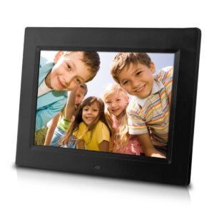 8-inch digital photo frame, multimedia player, 5 star product (black)