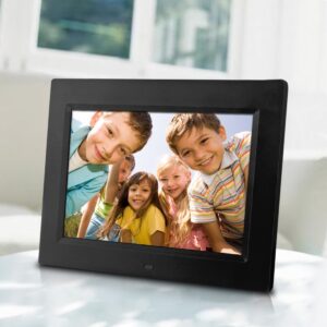 8-Inch Digital Photo Frame, Multimedia Player, 5 Star Product (Black)