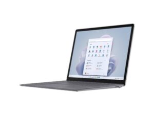 microsoft surface laptop 5 13.5" touchscreen notebook - 2256 x 1504 - intel core i7 12th gen i7-1265u - intel evo platform - 16 gb total ram - 512 gb ssd - platinum