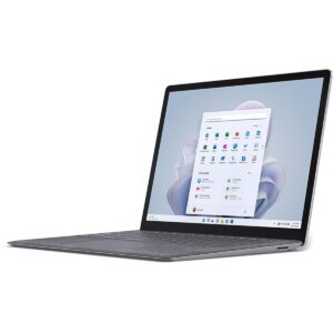 microsoft surface laptop 5 13.5" touchscreen notebook - 2256 x 1504 - intel core i7 12th gen i7-1265u - intel evo platform - 16 gb total ram - 512 gb ssd - platinum