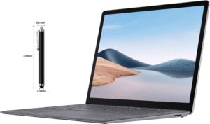 microsoft surface laptop 4 13.5” touchscreen laptop, amd 6-core ryzen 5 4680u, amd radeon vega 9, 2256 x 1504 pixels, 8gb ram, 128gb ssd, backlit, with mtc stylus pen