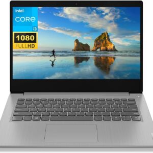 Lenovo Ideapad 3i 14 Inch FHD Laptop, Intel Core i3-1115G4 (Up to 4.1 GHz), 12GB RAM, 512GB SSD, Intel UHD Graphics, WiFi 6, Portable College Laptop, Thin and Light, Win 11 S, with Cleaning Brush