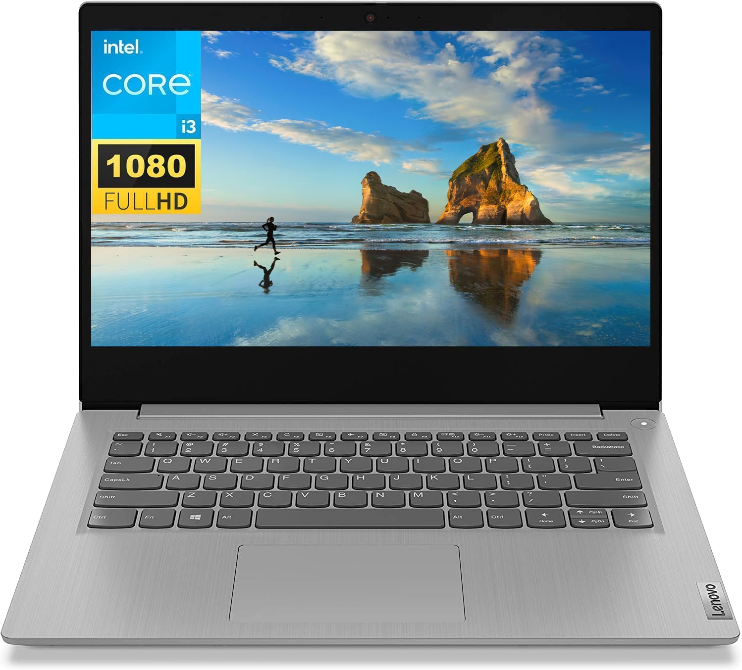 Lenovo Ideapad 3i 14 Inch FHD Laptop, Intel Core i3-1115G4 (Up to 4.1 GHz), 12GB RAM, 512GB SSD, Intel UHD Graphics, WiFi 6, Portable College Laptop, Thin and Light, Win 11 S, with Cleaning Brush