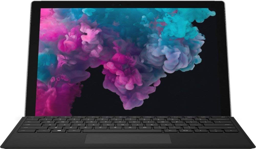 Microsoft - Surface Pro with Black Keyboard – 12.3” 2736 x 1824 Touchscreen – Intel Core m3-7Y30 – 4GB Memory – 128GB SSD - Platinum - Windows 10 Home - 1 Year Extended Seller Warranty